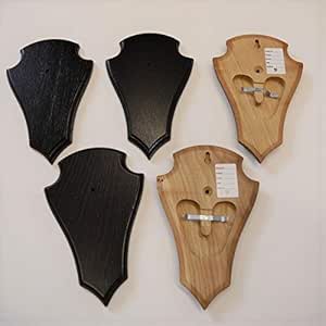 Pack of 5 Roe Bock Sign Trophy Signs Pointed with 2 Pine Compartments ...