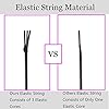 Amazon.com: Elastic String for Bracelets, 1 mm x 110 Yards Sturdy ...