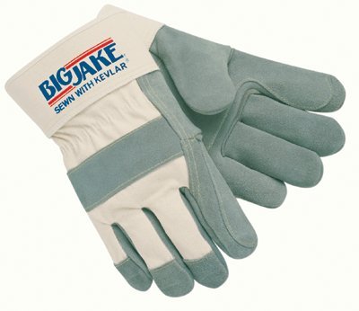Big Jake X-Large Doublepalm Leather Glove W/2-3: Work Gloves: Amazon ...