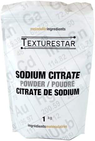 100% Pure Sodium Citrate Powder - 1 Kg (2.2 lb) | Molecular Gastronomy ...