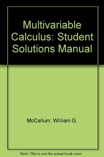 『Multivariable Calculus, Student Solutions Manual』｜感想・レビュー - 読書メーター