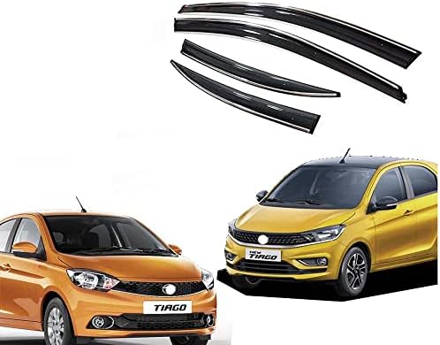 Empica Plastic Car Window Door Visor Rain Guard Side Wind Deflector ...
