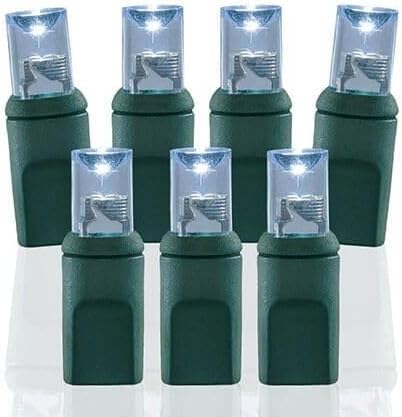 Pro Christmas LED Christmas Lights – 100 Count Wide Angle Conical ...