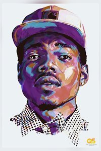 Chance The Rapper Poster 12x18 Inch Rolled Poster : Amazon.in: Home ...