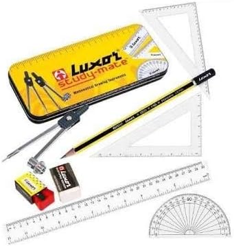 Luxor Study Mate Geometry Box | Mathematical Drawing Instrument Box ...