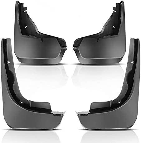 Amazon.com: Set of 4 Front and Rear Side Splash Guards Mud Flaps ...