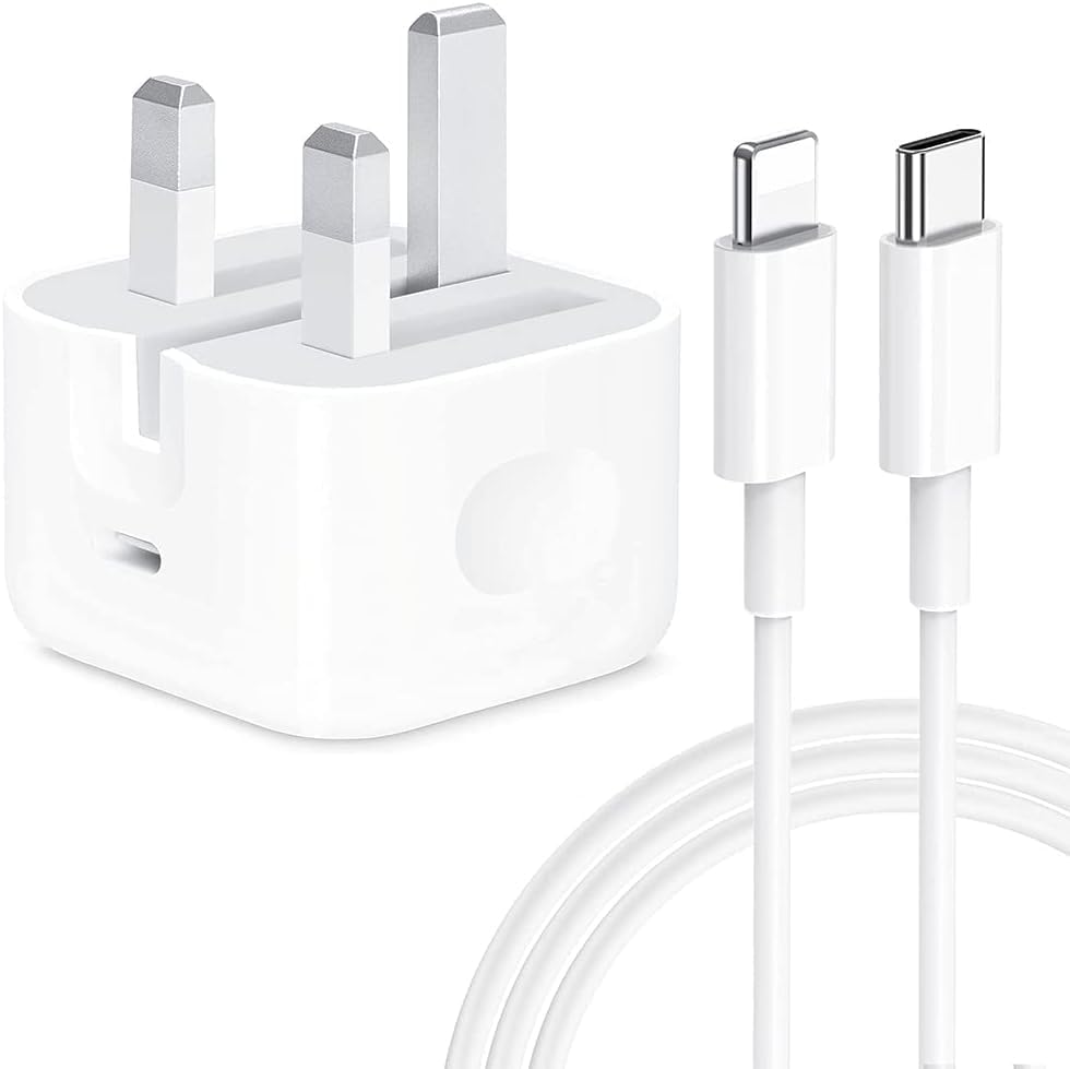 iPhone Charger Plug and Lightning Cable, [Apple MFi Certified] iPhone ...