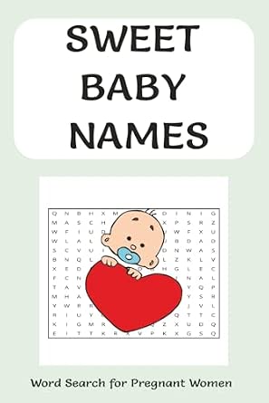Sweet baby names word search puzzle book: A Baby Shower Gift That Won’t ...