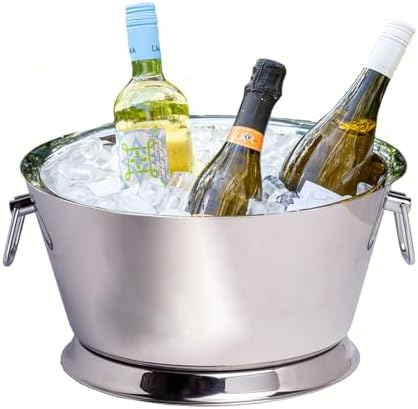 Amazon.com: Sol Living Insulated Beverage Tub Large Ice Bucket with ...