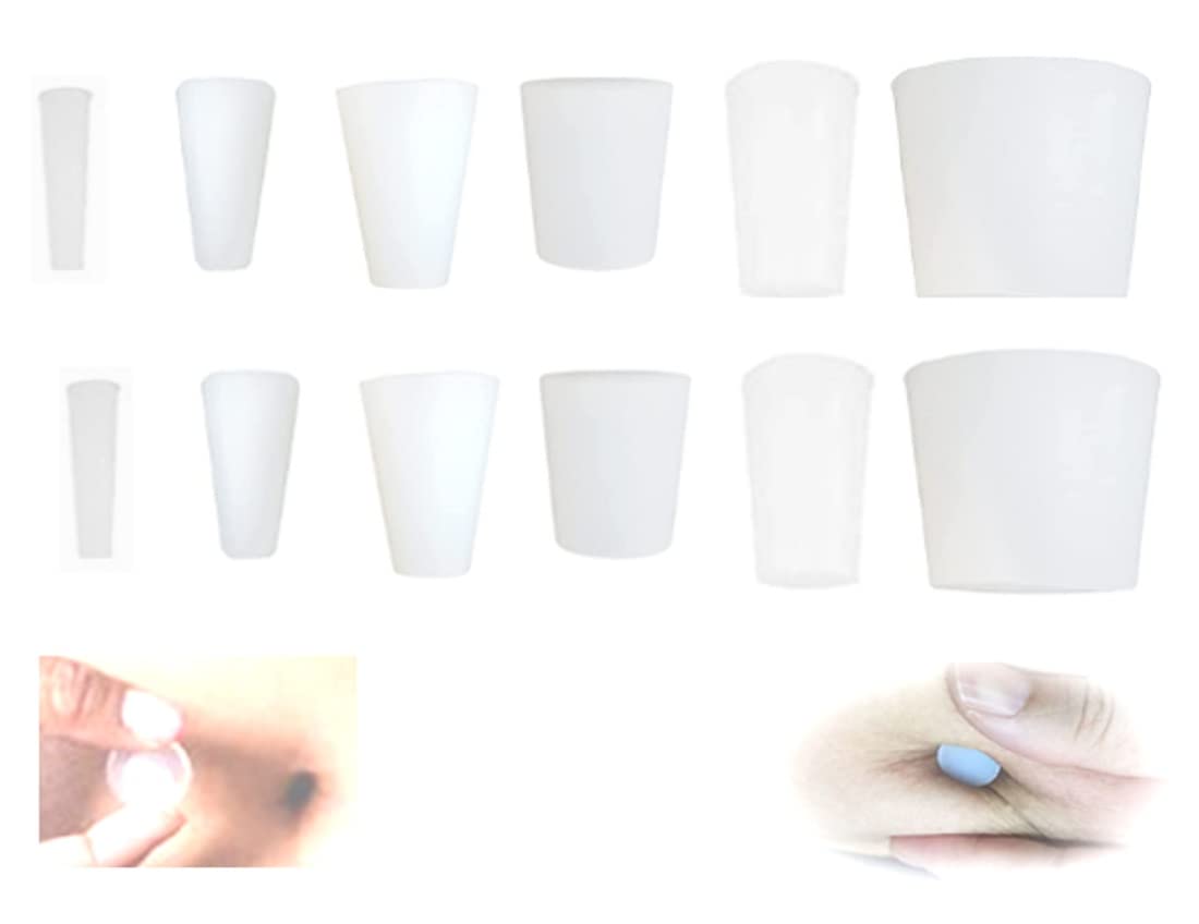 Buy 12pcs Silicone Tummy Tuck Belly Button Plug Shaper Post OP Belly ...