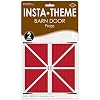 Amazon.com: Beistle Red Barn Door Props – Thin Plastic Photo Backdrop ...