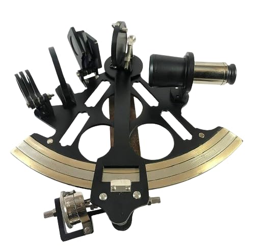 Buy Sextant Micrometer Drum Readout Black Finished Brass Sextant Marine ...