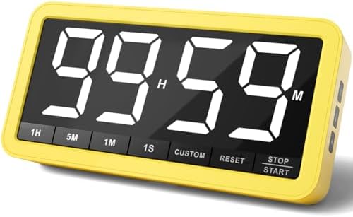 Amazon.com: i-Scream LED Big Timer - Extra Large 7.3" Display Digital ...