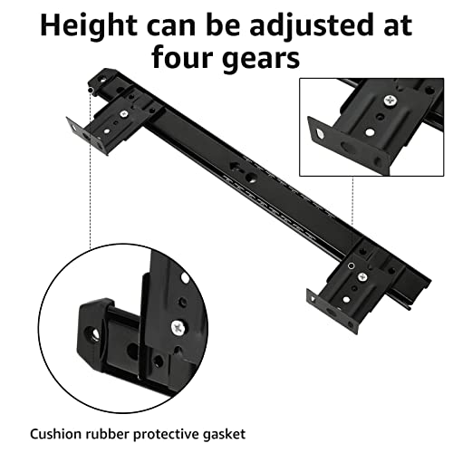 ZOFUN 2 Set Under Desk Keyboard Shelf Runners, 350mm Under Desk Drawer ...