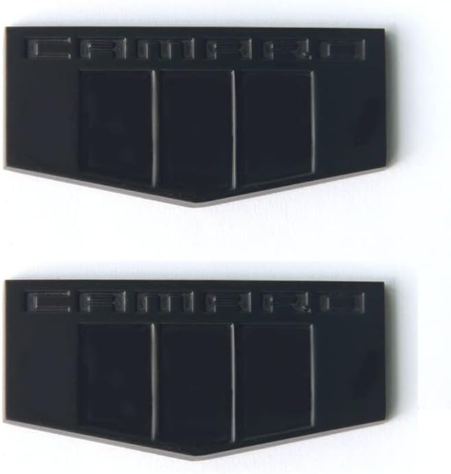 Amazon.com: 2X Camaro M Emblems 3D Metal Badge Front Right Left Fender ...