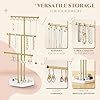 Amazon.com: Pinzoveco Jewelry Organizer, 3 Tier Jewelry Holder ...