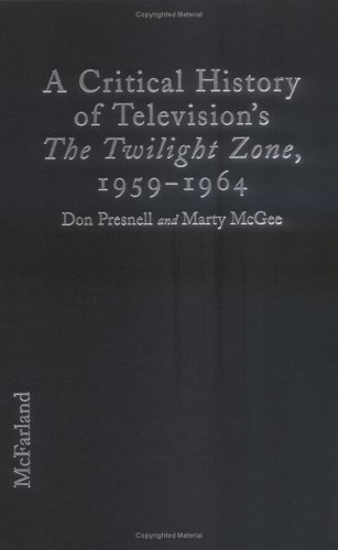 Amazon.com: A Critical History of Television's the Twilight Zone, 1959 ...