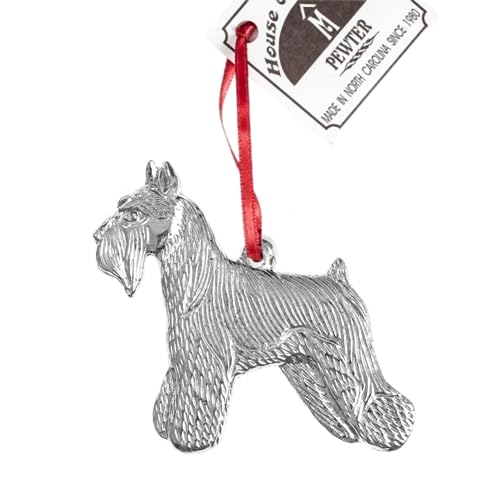 Amazon.com: House of Morgan Pewter - Handmade Schnauzer Dog Gifts ...