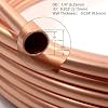 25FT Copper Tubing 1/4" OD Copper Tubes 99.9% Pure Thick ACR Tube-ASTM ...