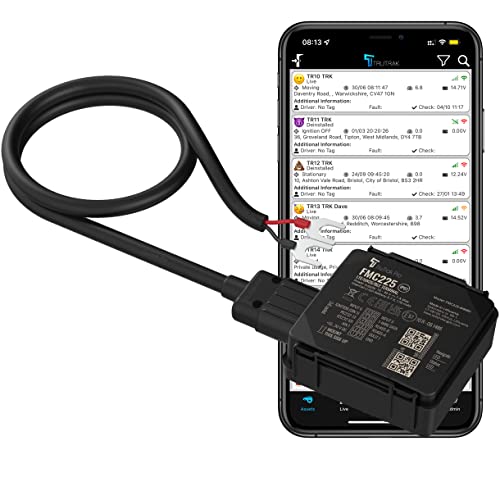TruTrak Pro – FMC225 GPS Tracker – 4G Real Time Vehicle Tracker Device ...