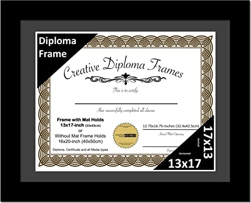 Amazon.com - LTYHHK Picture Frame 13x17 Diploma Frame with Black Mat ...