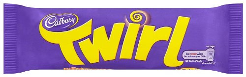 Amazon.com : Cadbury Twirl Single Bar (Pack Of 24) : Grocery & Gourmet Food