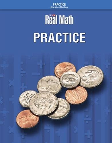 Buy Real Math - Practice Blackline Master - Grade 3 (SRA REAL MATH ...