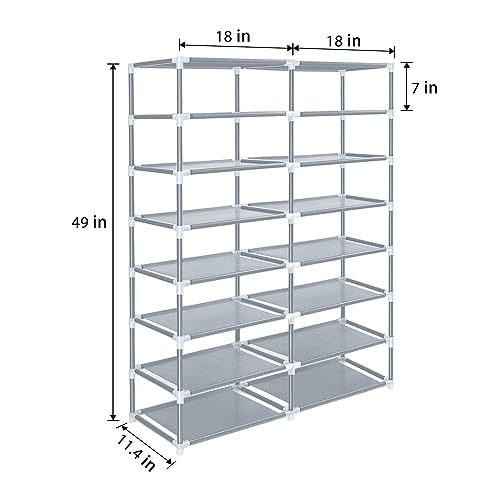 Snapklik.com : ERONE Shoe Rack Storage Organizer 7-10 Tier, Stackable ...