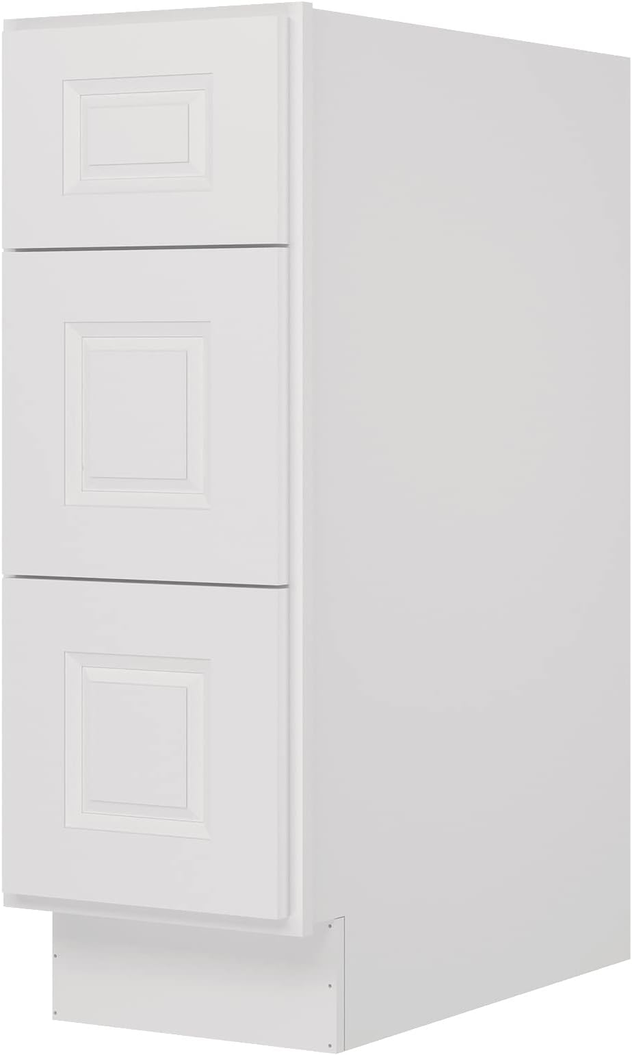 CSS Distributions 12" W x 21" D - 3 Drawers White Shaker Bathroom ...