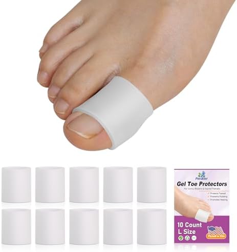 Amazon.com: Gel Toe Protector, (14pcs Medium) Open Toe Sleeves, Toe ...