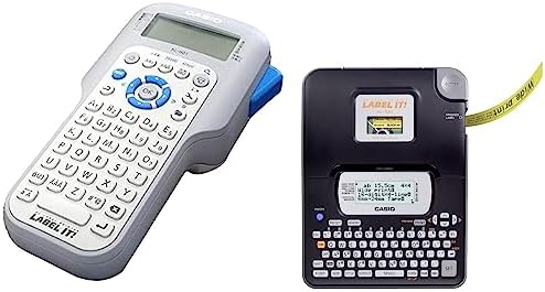 Casio KL-HD1 Label Printer (Grey) KL-820 Label Printer (Black) : Amazon ...