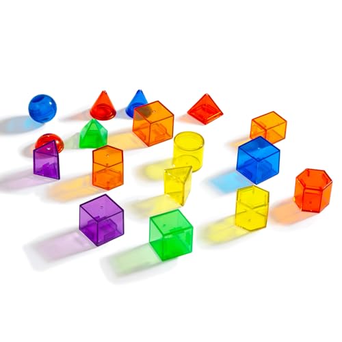 Snapklik.com : Odoorgames 60 Pcs 3D Shapes For Teaching - Geometric ...