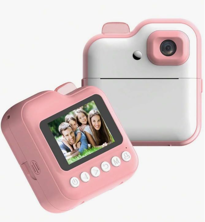 Buy ShopCentre Instant Photo Camera with Printer (Pink) Online at Low ...