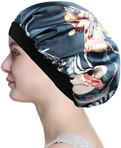 Amazon.com: Sleep Cap for Kids Satin Hair Scarf Girls Night Head Wrap ...