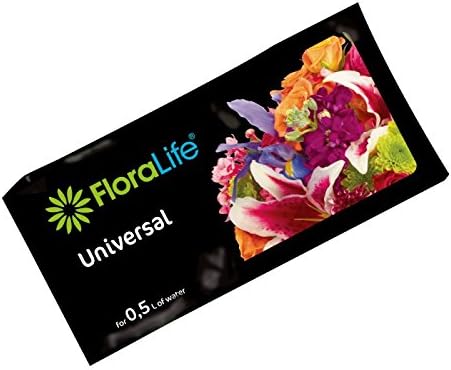 20 Floralife Universal Flower Food Sachets, 500ml Cystal Clear Water ...