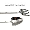 Amazon.com: Maydahui 6 PCS Shovel Shape Spoon and Fork 4.7 inch 18/10（304 ）Stainless Steel ...