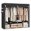 SONGMICS Guarda-Roupa Portátil, Organizador de Roupas com 4 Trilhos ...