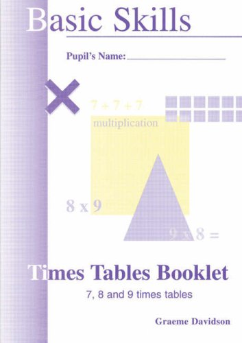 Times Tables Booklets: Bk. 3 (Basic Skills): Amazon.co.uk: Davidson ...
