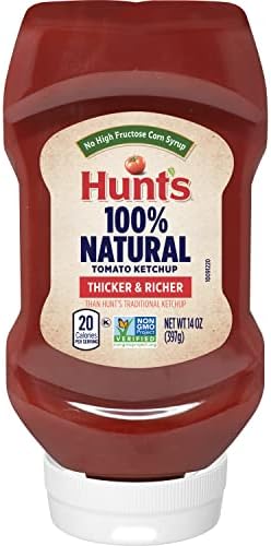 Amazon.com : Hunt's All Natural Tomato Ketchup, 14 oz : Grocery ...