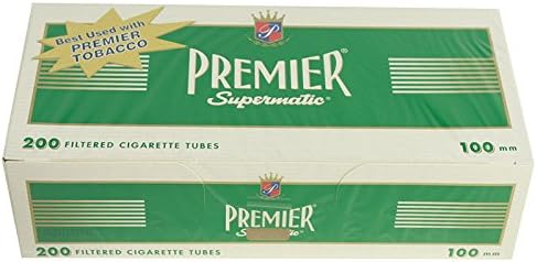 Amazon.com: (50) Fifty Boxes of Premier Menthol - 100mm Cigarette Tubes ...
