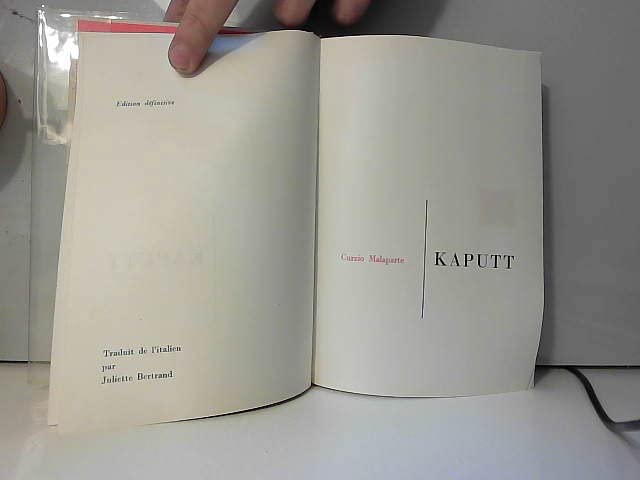 2929860 - Kaputt - Curzio Malaparte: Curzio Malaparte: Amazon.com: Books