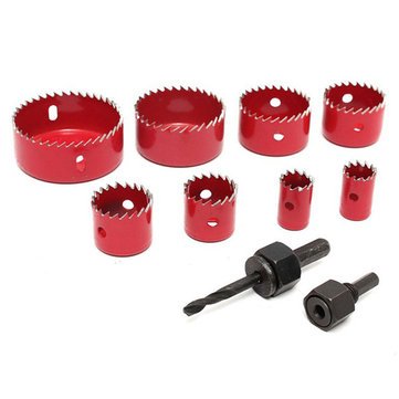Generic 8pcs 18-63mm Hole Saw Cutter Set with Hex Wrench Wood Alloy ...