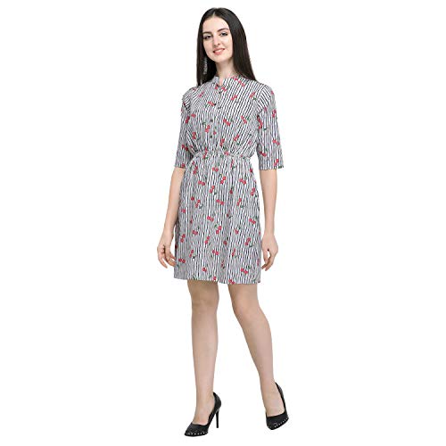 Buy DT Clothes Women's Stlyish Printed Short Dress at Amazon.in