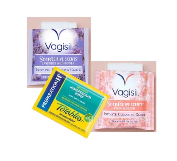 Amazon.com: Women's intimate cleaning, feminine wash wipes + King Combo ...