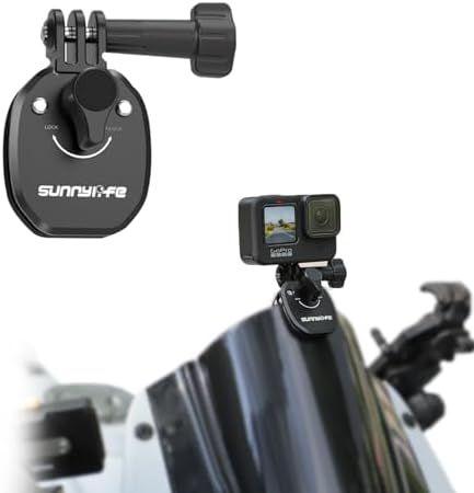 Amazon.com : Motorcycle Windshield Mount for Gopro Hero 12 11 10 9, for ...