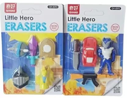 SPOCCO | Pack of 2 | Rubber Erasers Cartoon/Creative Eraser Cute Eraser ...