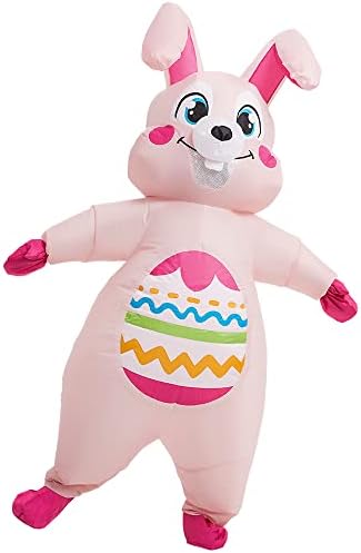 Amazon.com: KOOY Easter Bunny Costume Adult Inflatable Bunny Costume ...