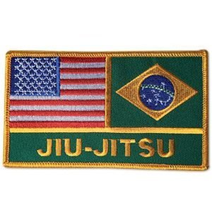 USA America / Brazil Jiu-Jitsu Flags Patch : Amazon.in: Home & Kitchen