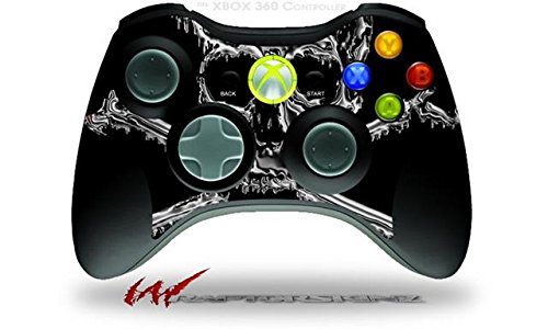 Amazon.com: Chrome Skull on Black - WraptorSkinz Decal Style Vinyl Skin ...