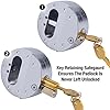 Amazon.com: Master Lock Chrome Puck Lock, Heavy Duty Hidden Shackle ...
